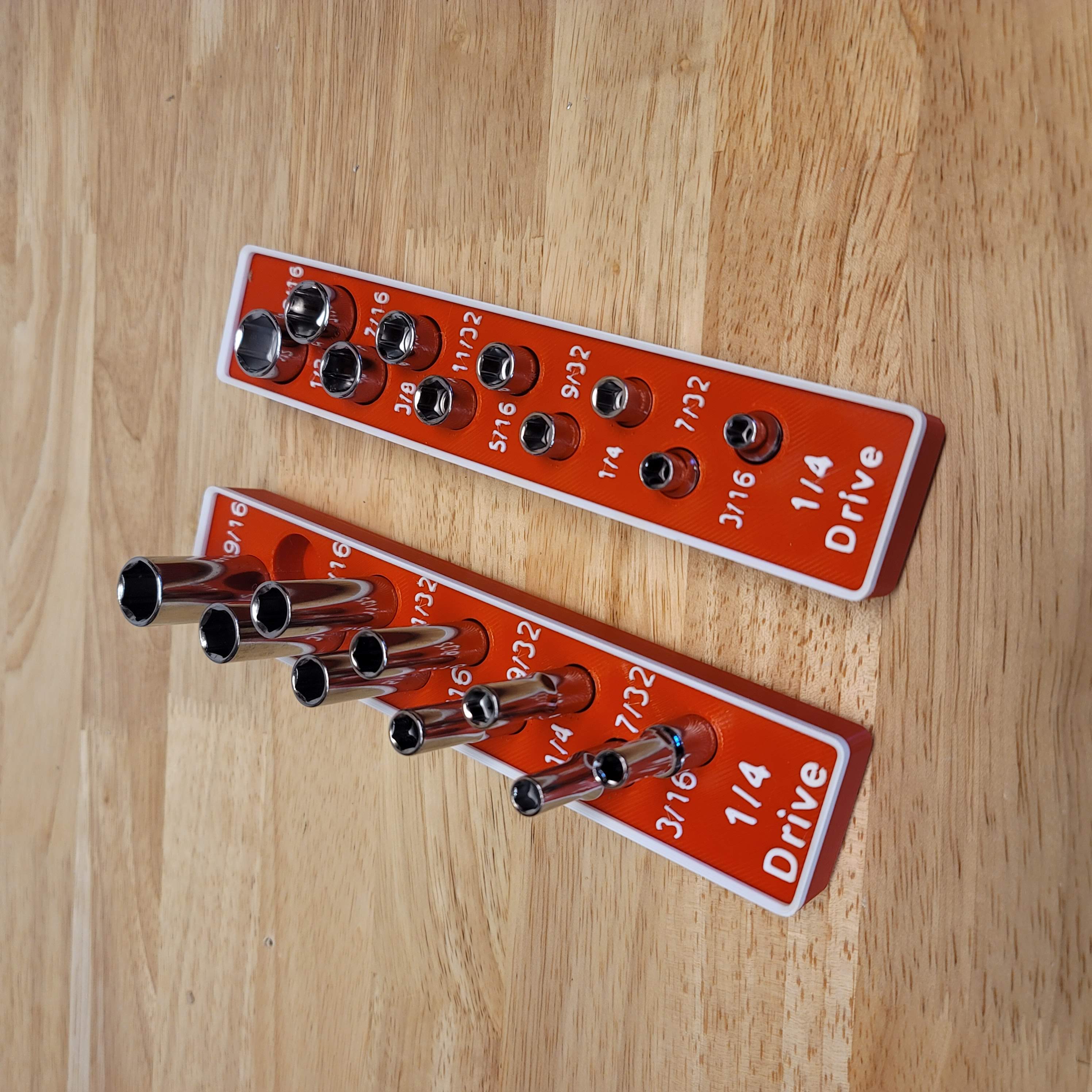 Gridfinity Socket Holders, 1/4" and 3/8" by jcj99 | Download free STL model | Printables.com