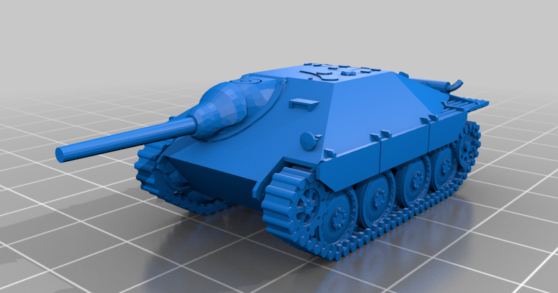 Hetzer easy print by Windham Graves | Download free STL model ...
