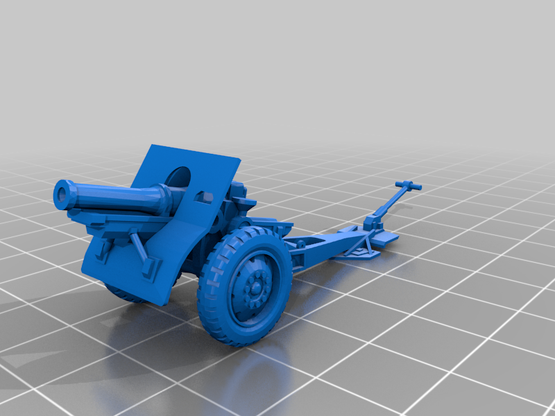 M1918 155mm Howitzer easy print by Windham Graves | Download free STL ...