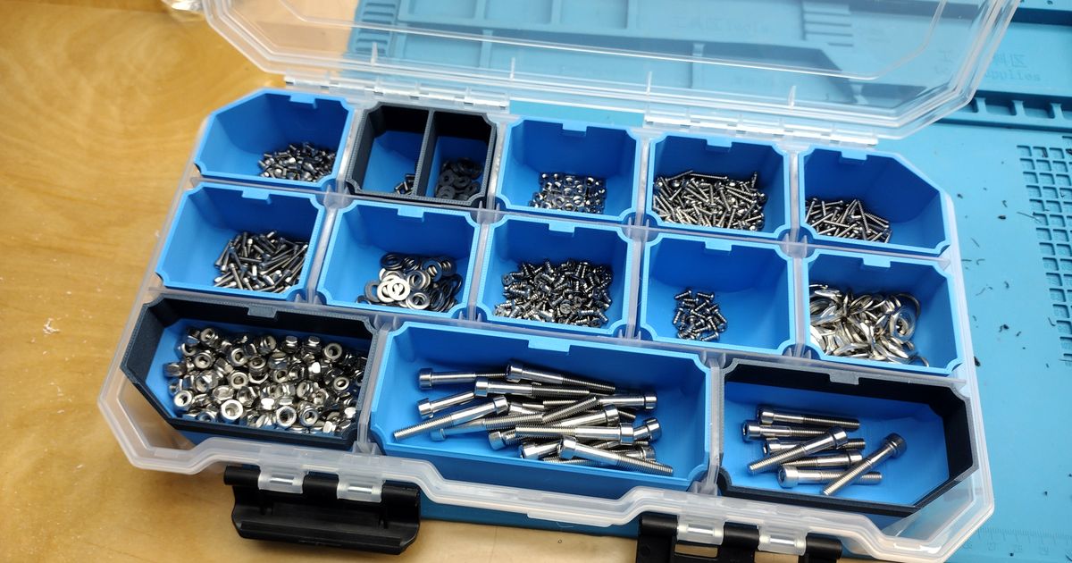 12 inch Husky / Anvil sorting bin inserts by Bounet | Download free STL ...