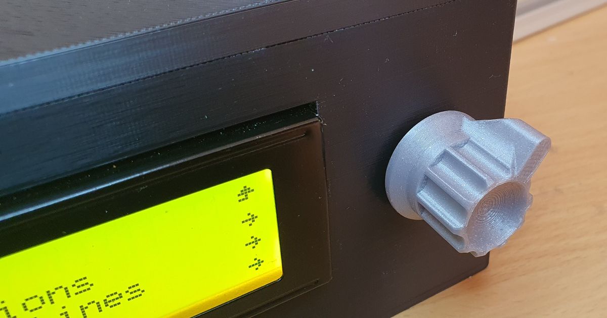 Rotary encoder knob long + short version by RC builder | Download free ...