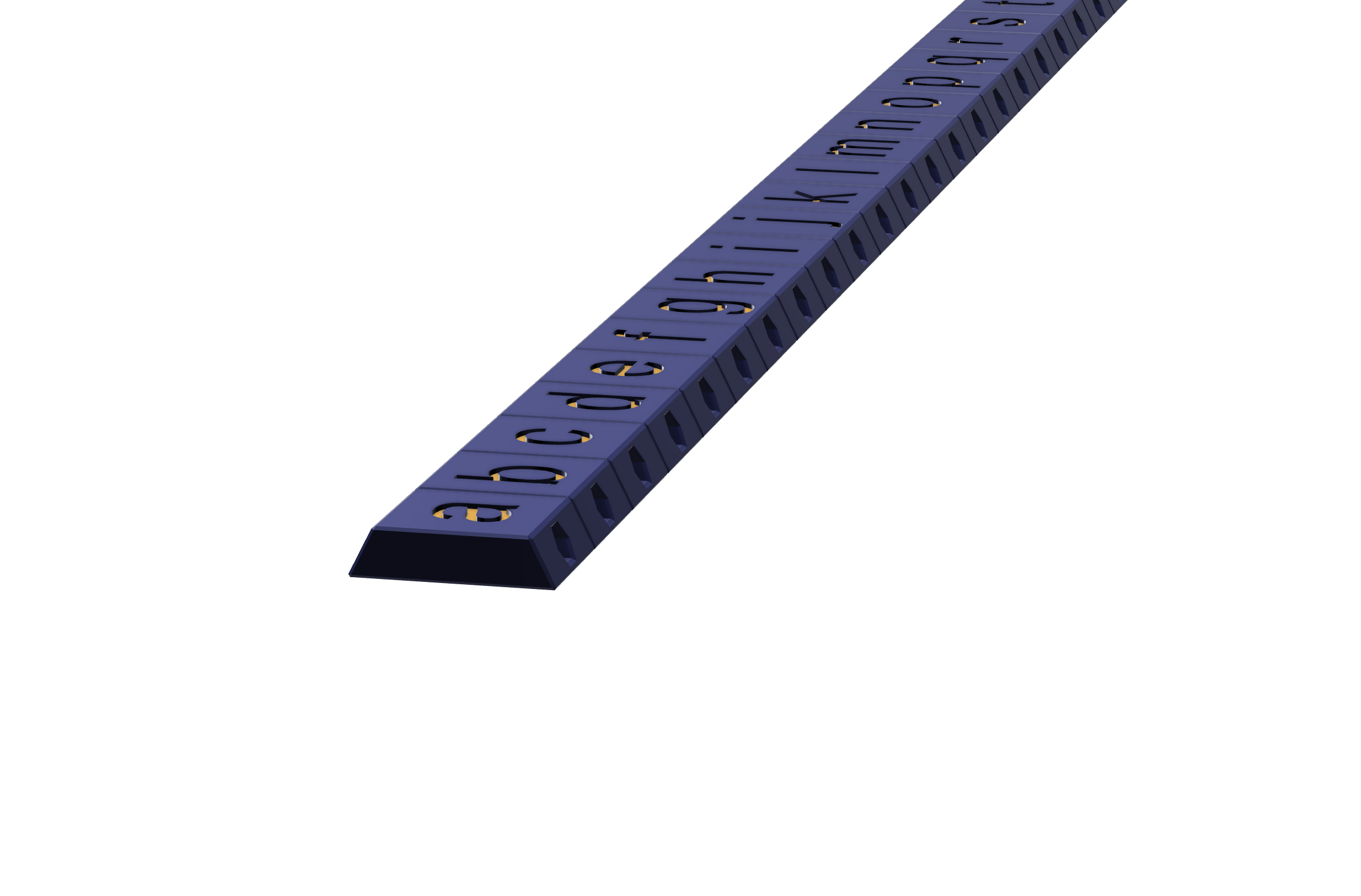 Lowercase Letter Tiles (Dovetail Tile System) by Devise3D | Download ...