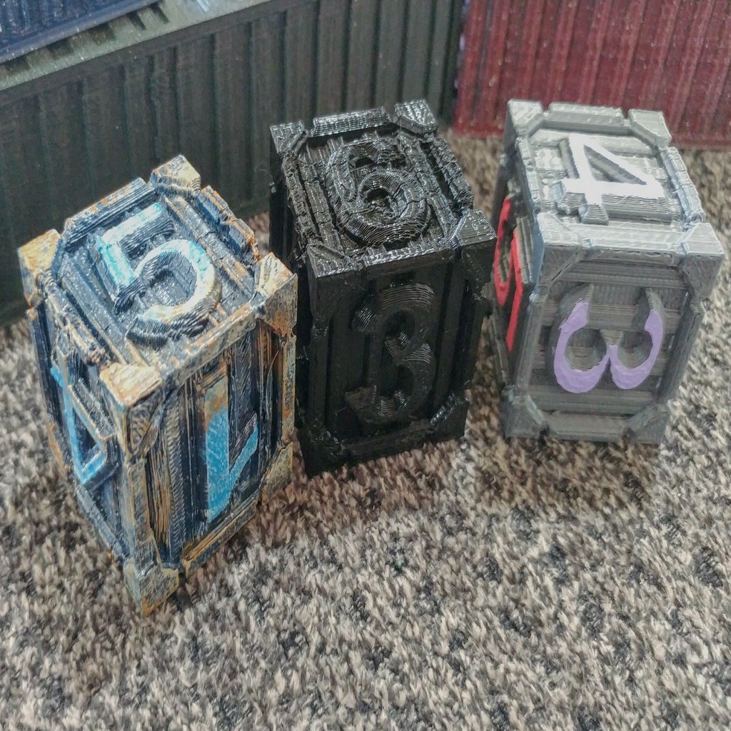 Cargo Container Dice by Windham Graves | Download free STL model ...