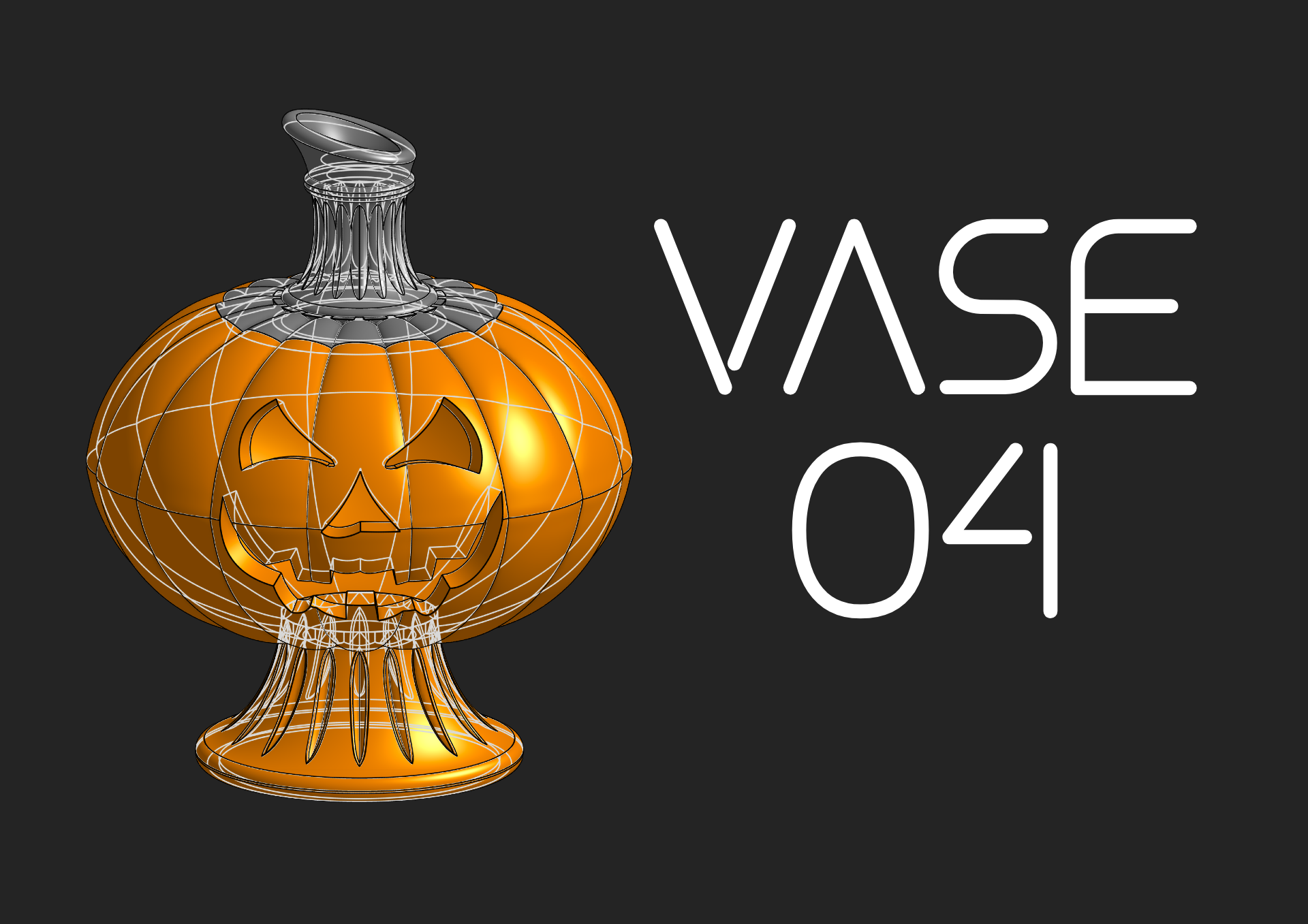 Váza 04 - Jack-O by BigeMX | Download free STL model | Printables.com