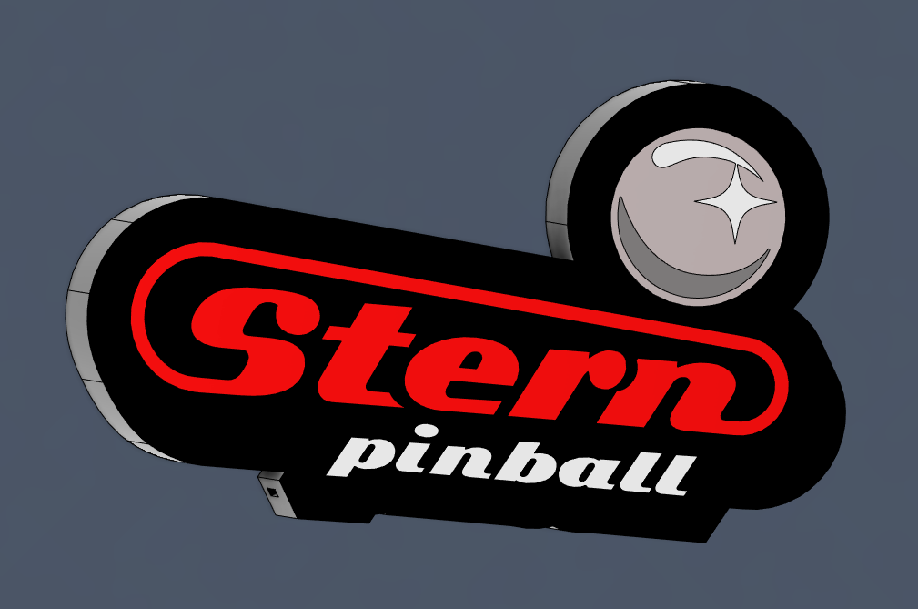 Stern Pinball Lightbox Logo por PlanBee | Descargar modelo STL gratuito ...