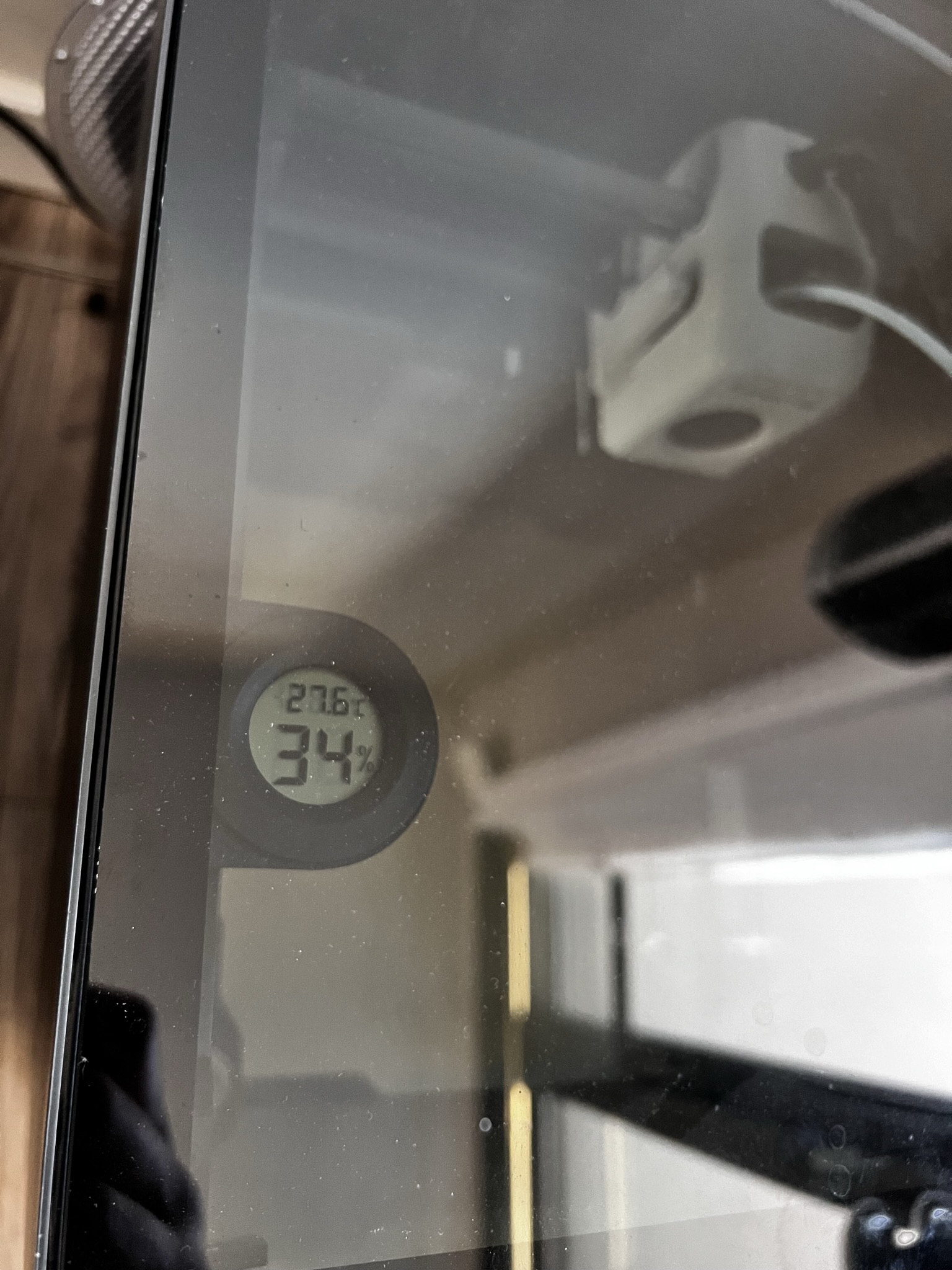 Top View Hygrometer Mount Bambu Labs P1P\P1S\X1C (Magnetic) by Kert ...