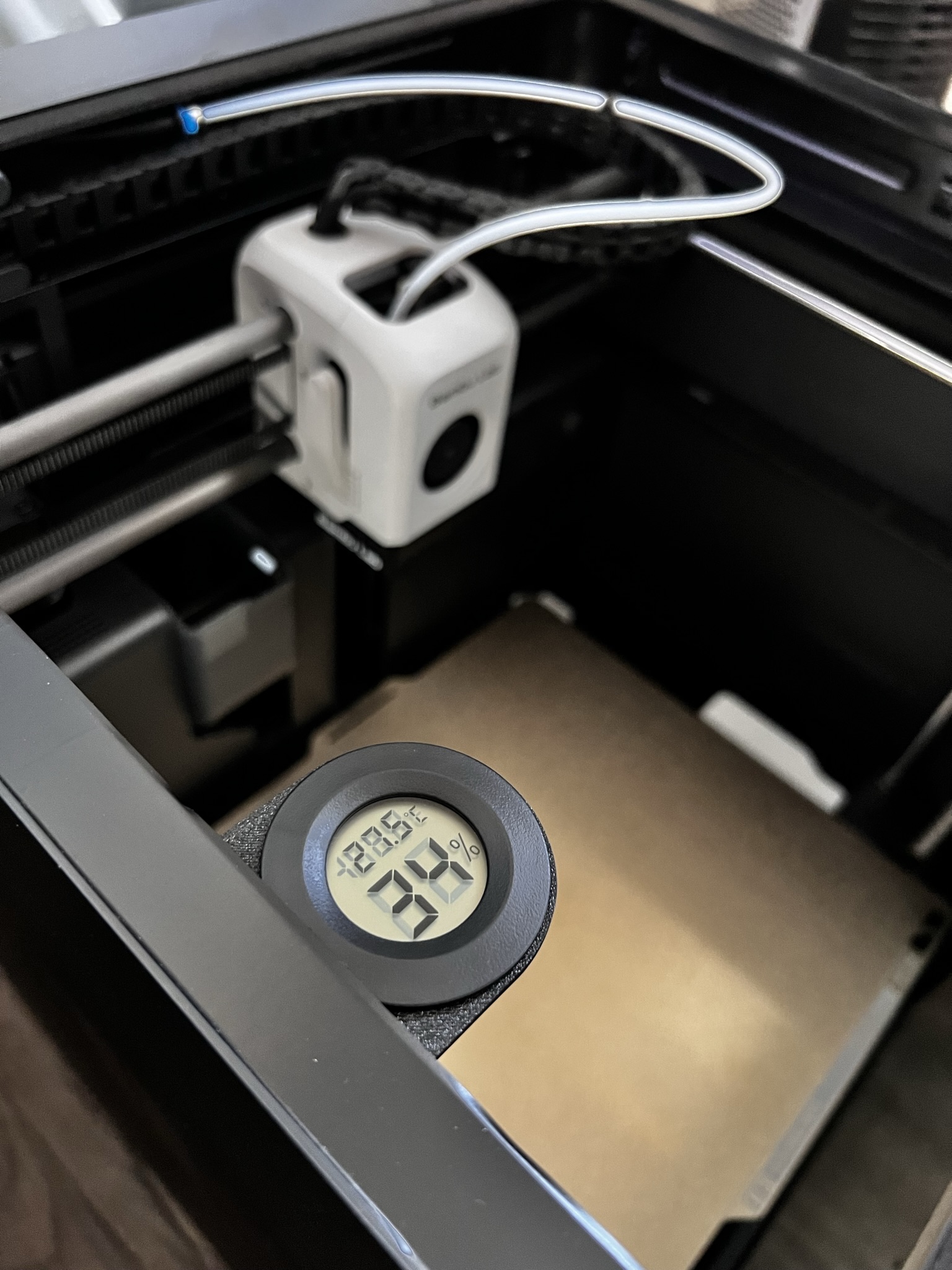 Top View Hygrometer Mount Bambu Labs P1P\P1S\X1C (Magnetic) von Kert ...