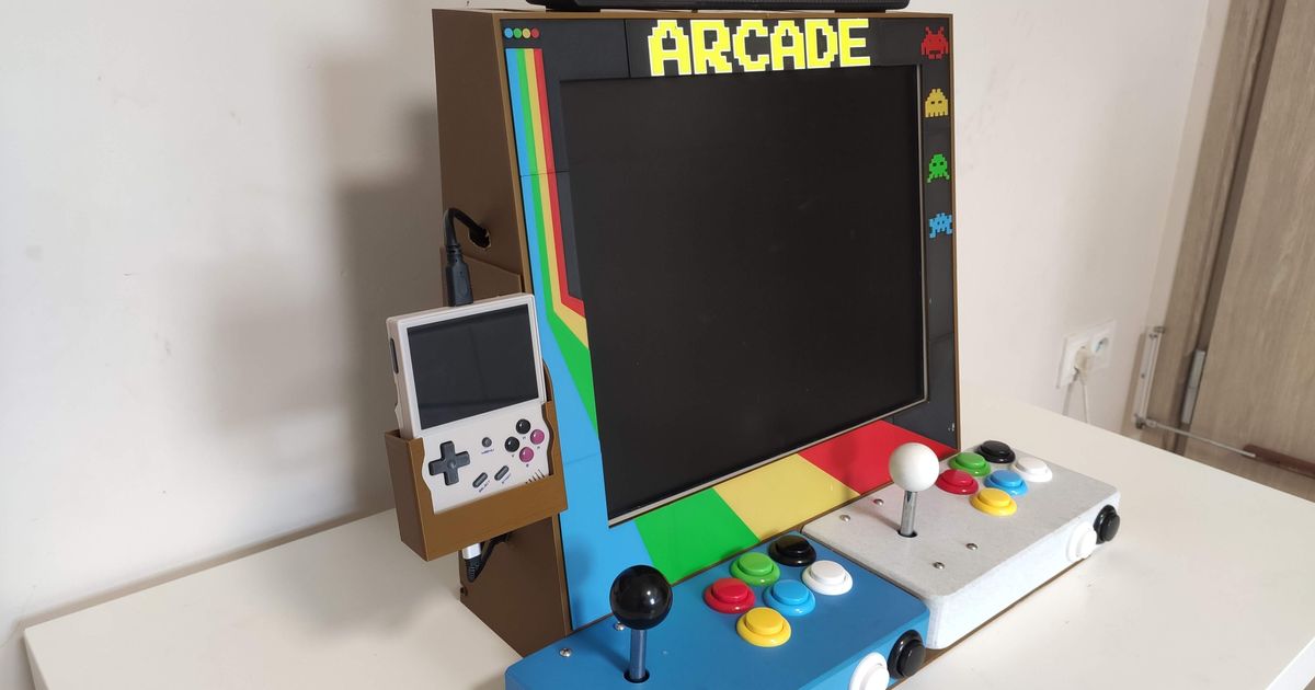 Fully Printed Arcade Game Machine by Sevro | Download free STL model ...