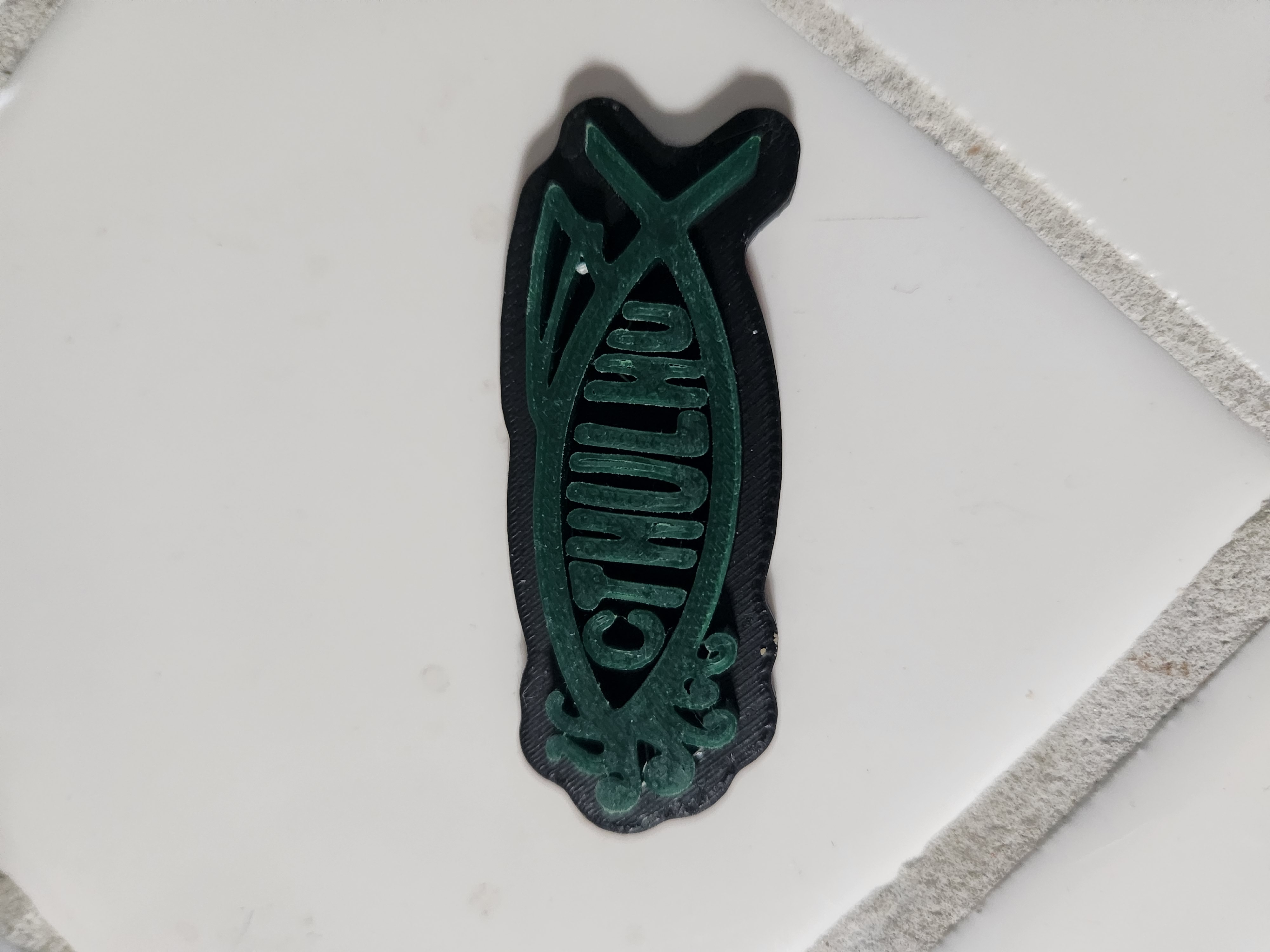 Cthulhu fish emblem by Silver | Download free STL model | Printables.com
