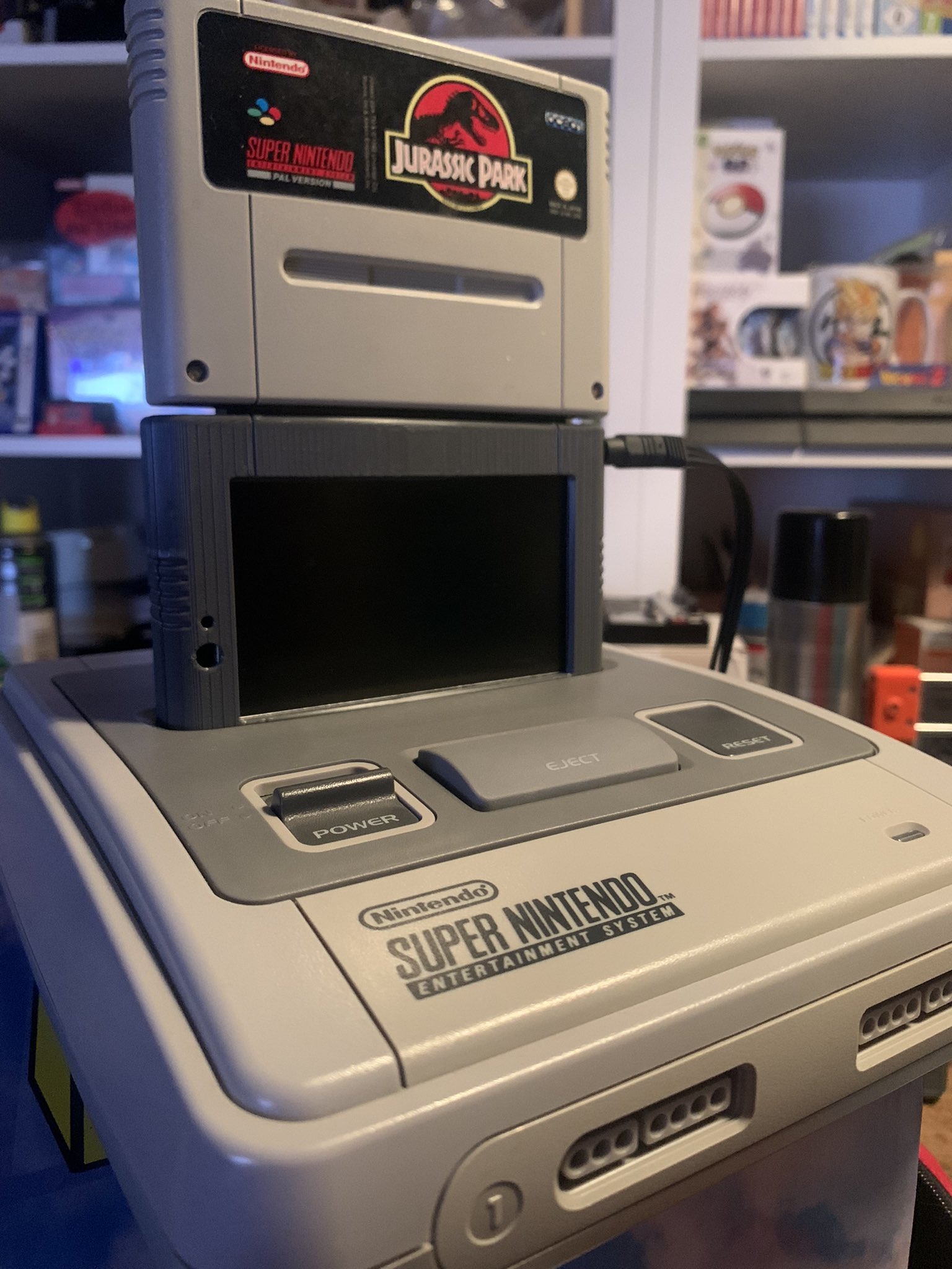 SNES LCD Screen Housing/Shell (PAL SNES/SFC version) por ...