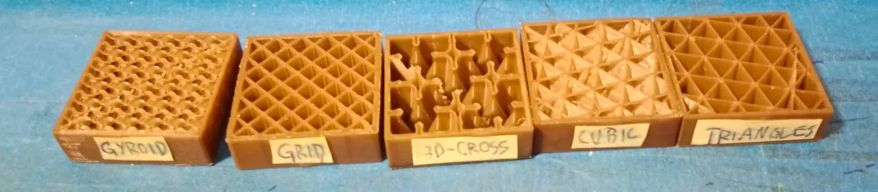 Simple Infill Samples by P-196 | Download free STL model | Printables.com