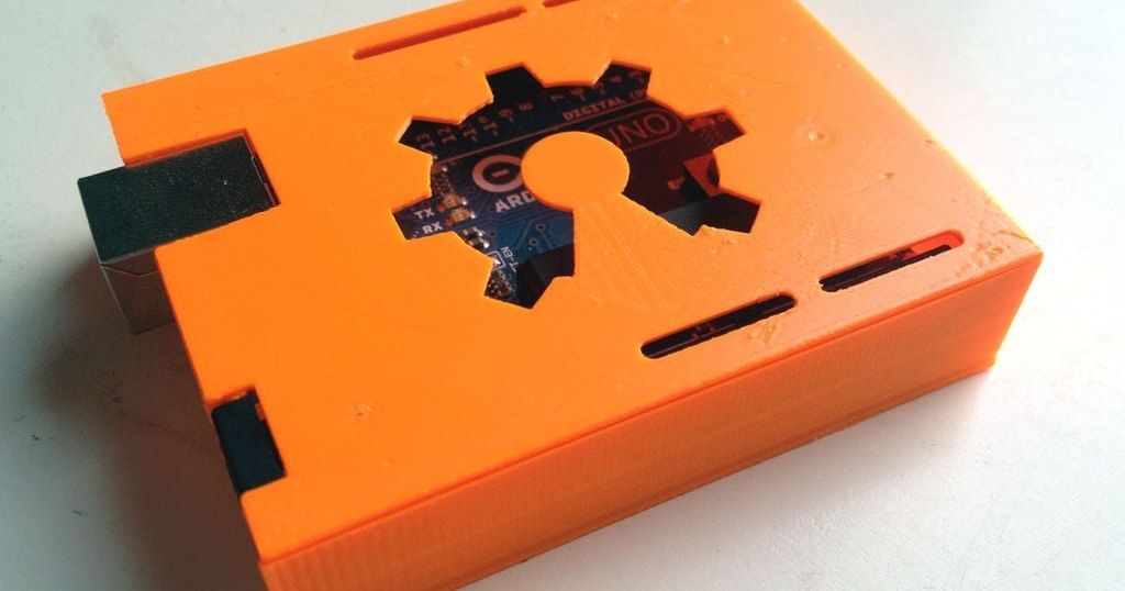 Slim Arduino Uno Case By Torsten Download Free Stl Model