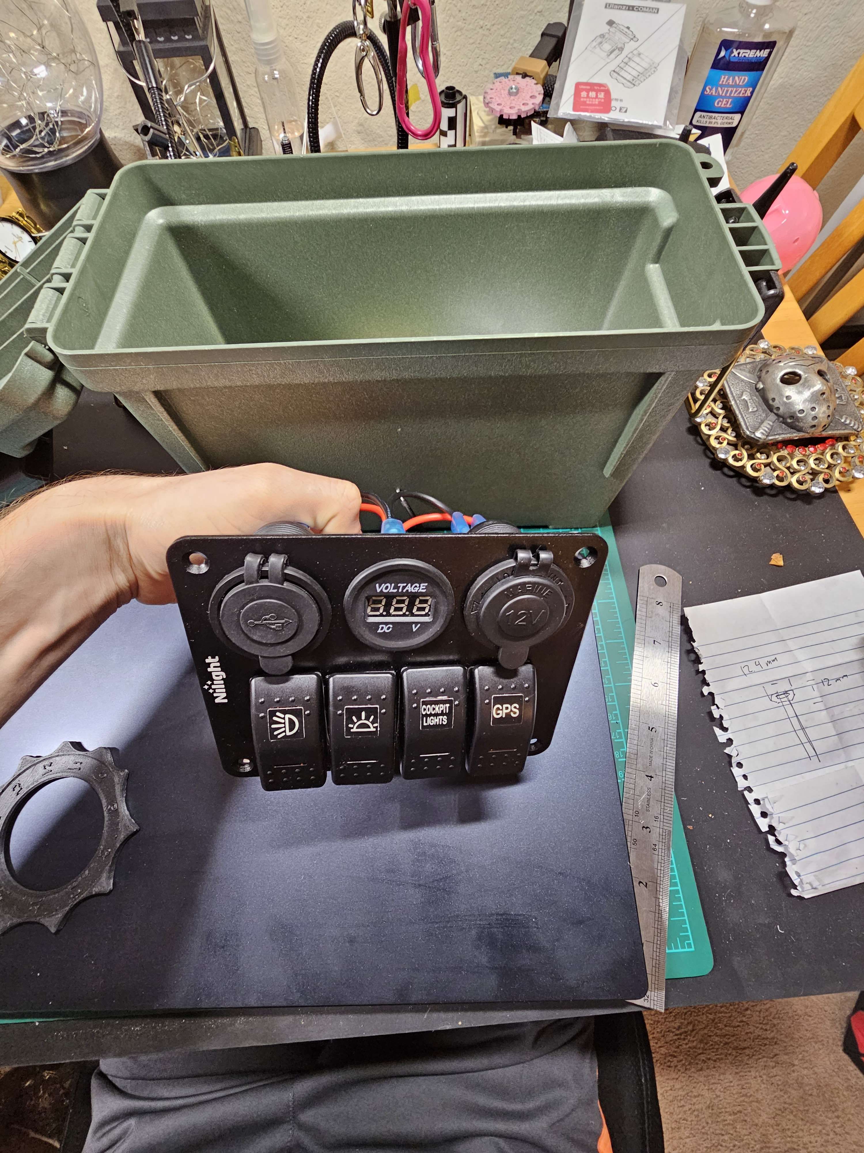 Nilight 6 Rocker Switch Ammo Box Insert by Izzy0wlPrints | Download ...