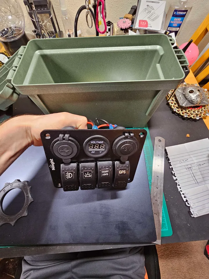 Nilight 6 Rocker Switch Ammo Box Insert by Izzy0wlPrints | Download ...