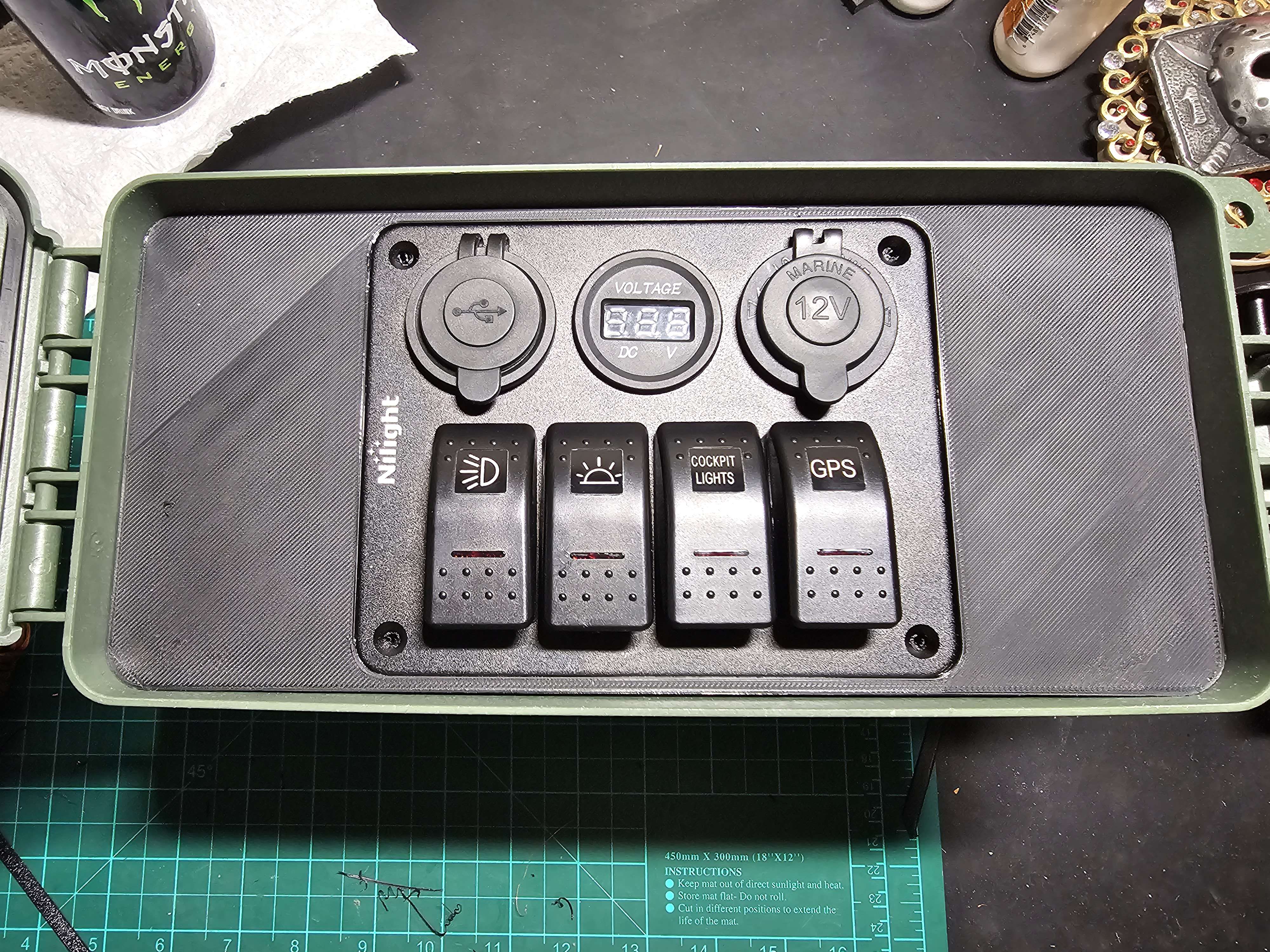 Nilight 6 Rocker Switch Ammo Box Insert by Izzy0wlPrints | Download ...