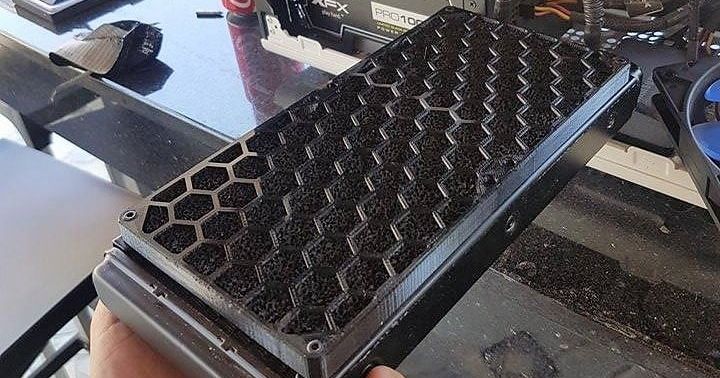 Honeycomb PC Grill by SquidMan | Download free STL model | Printables.com
