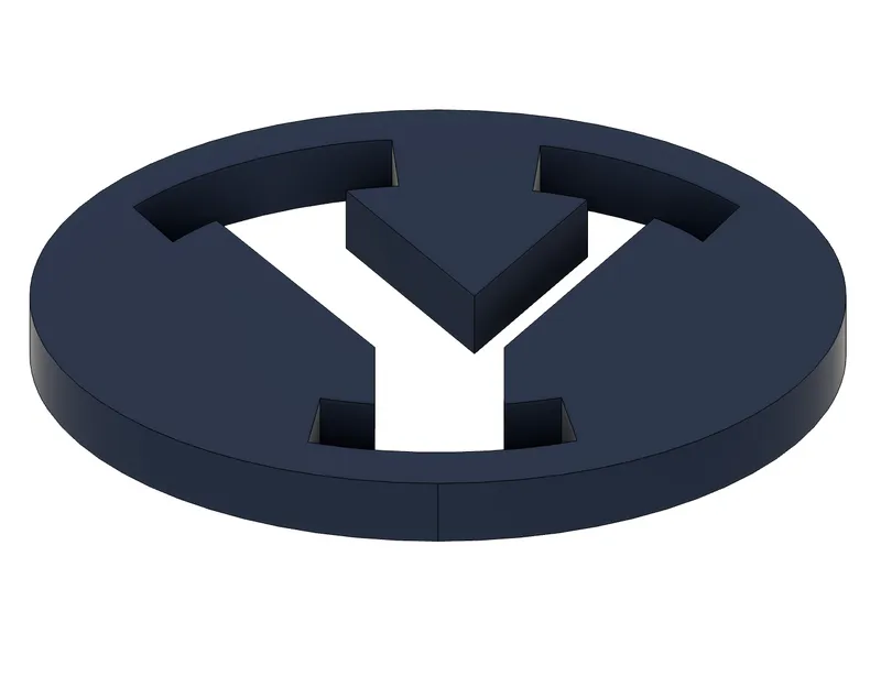 BYU Logo by mscalora | Download free STL model | Printables.com