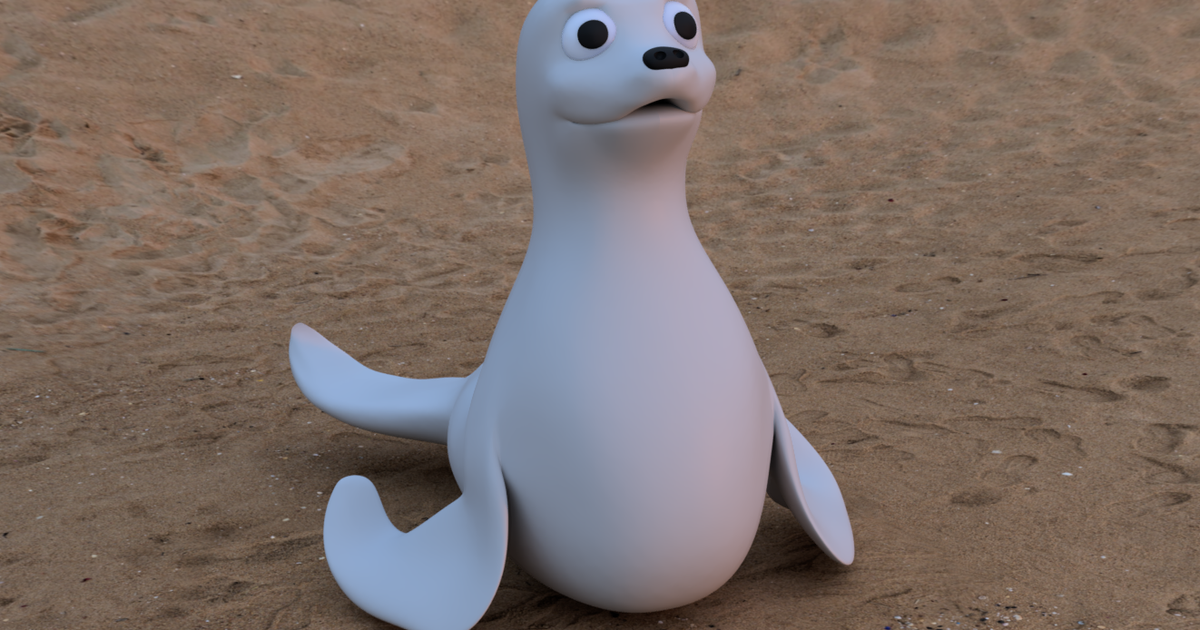 Sally the Sassy Seal by Adam L | Download free STL model | Printables.com