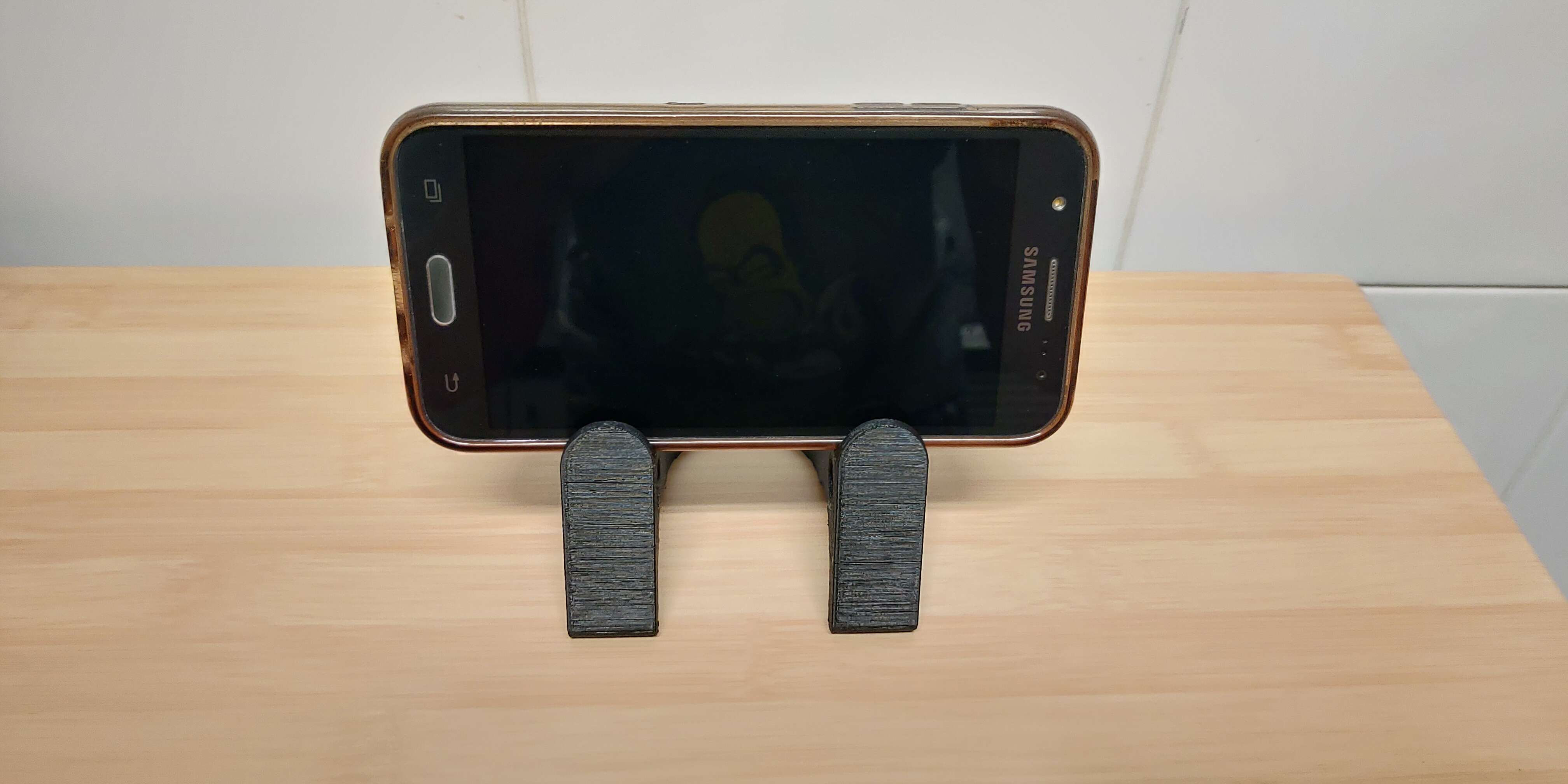 Arched Smartphone Stand by DefeatedNamer | Download free STL model ...