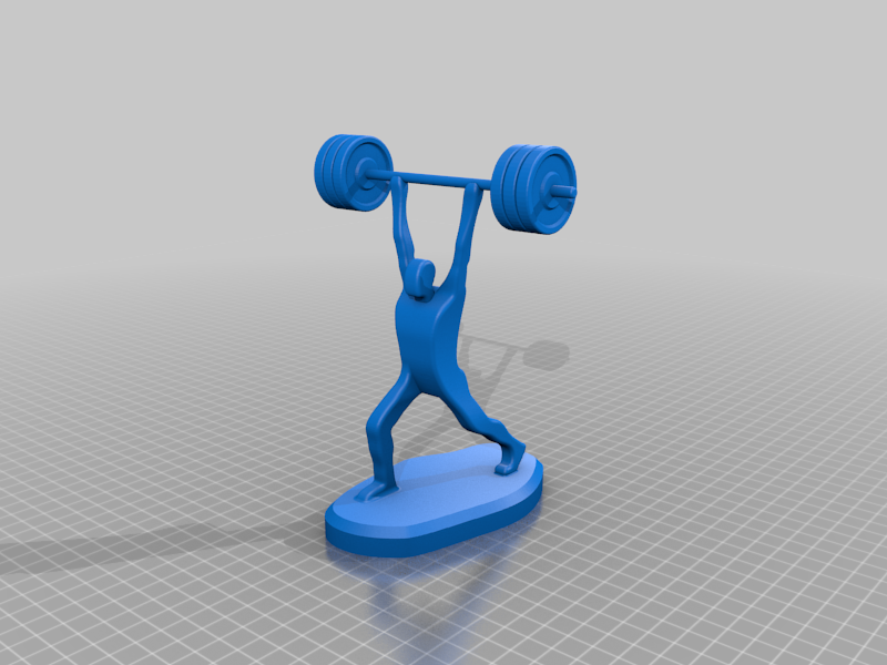 Weight Lifting Athlete Minimalist Square by Black Jack | Download free ...