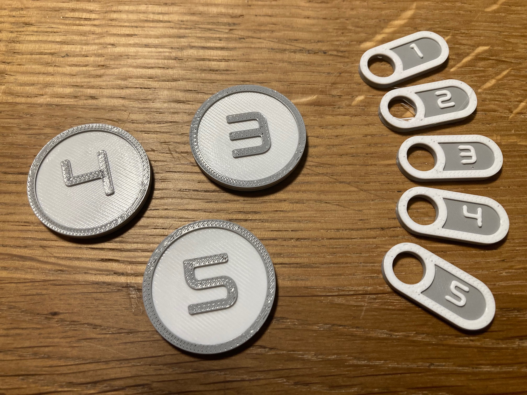 Combintion of magnetic tags and corresponding fobs by Dr. Stefan Lux ...