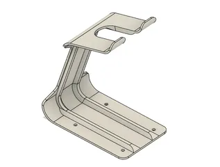 Mobile Computer Cart Scanner Holder by Plundiferus | Download free STL ...