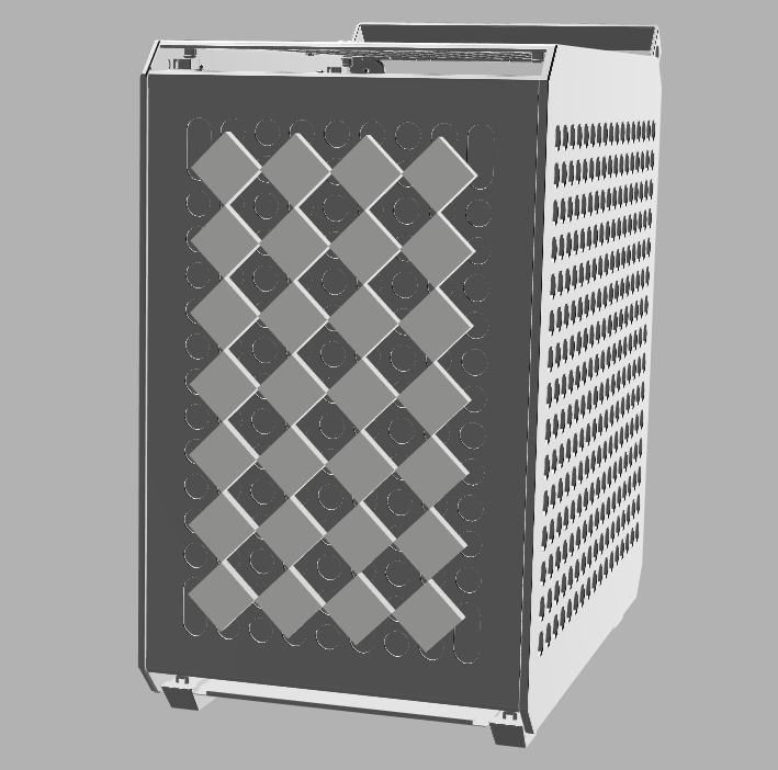 Cooler Master QUBE 500 Diamond or Square Decoration by Michael Brown ...