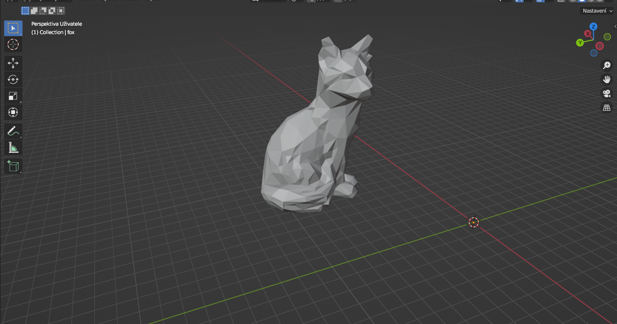 low poly fox by Jaroslav Ďulík | Download free STL model | Printables.com