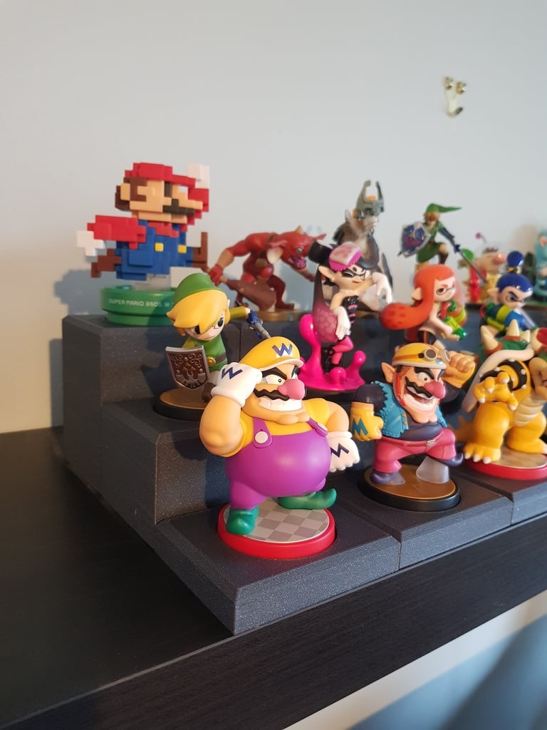 Nintendo Amiibo Stands. Tiered by AbstractiaDsgn | Download free STL ...