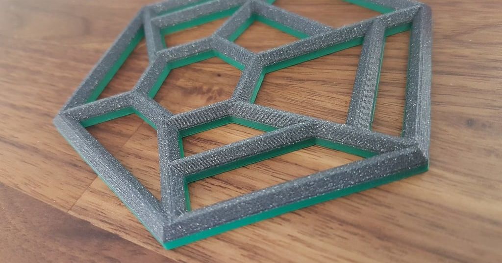 Geometric Coaster by DKDESIGNS | Download free STL model | Printables.com