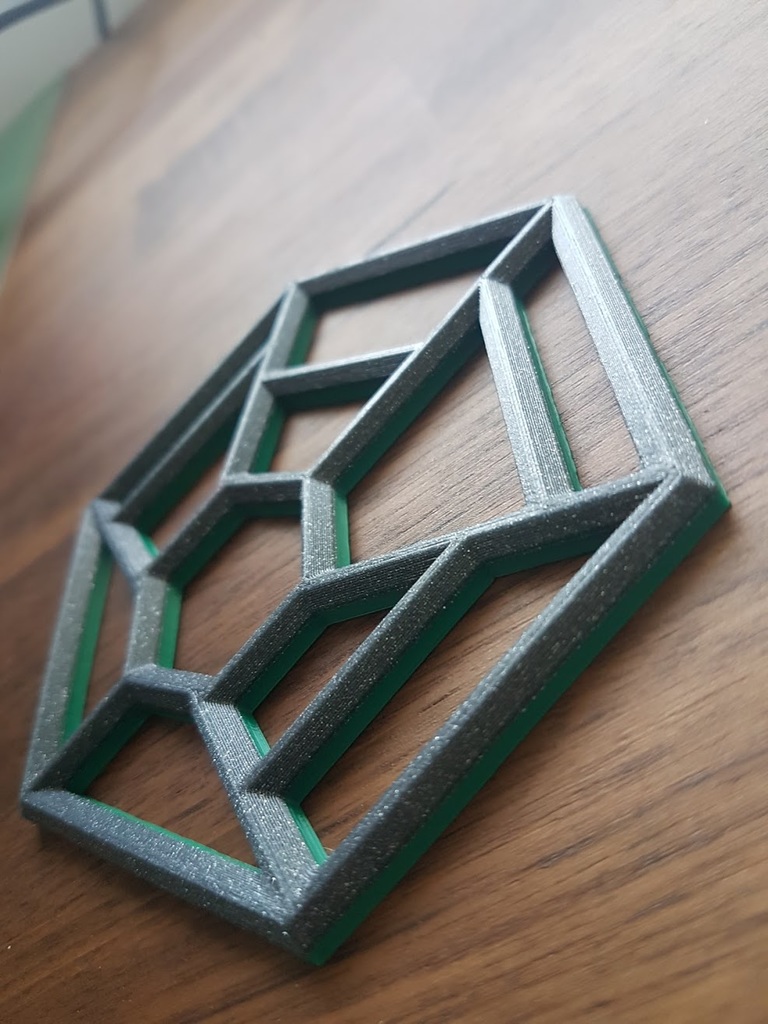 Geometric Coaster by DKDESIGNS | Download free STL model | Printables.com