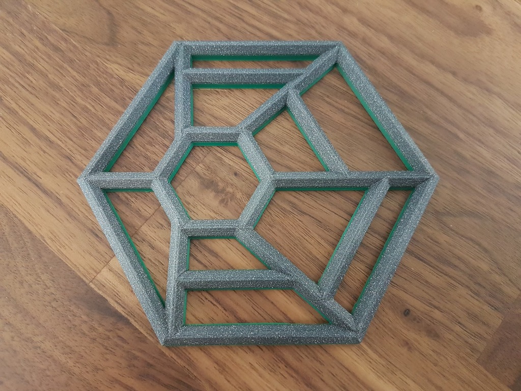 Geometric Coaster by DKDESIGNS | Download free STL model | Printables.com
