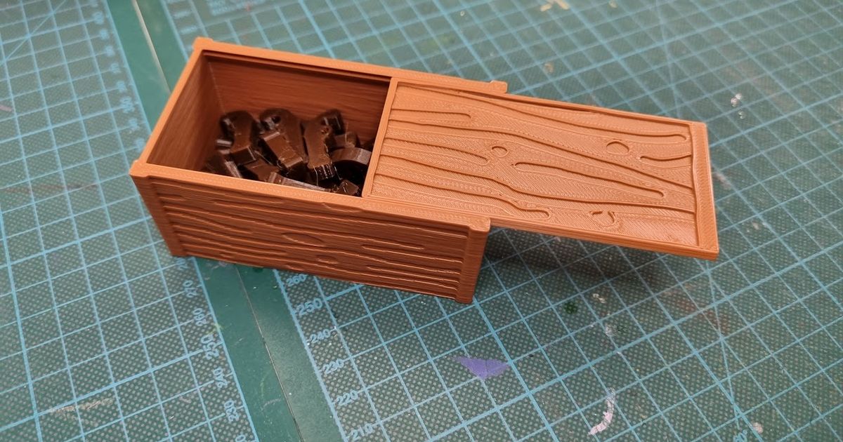 Little wood box with sliding lid by Qualith | Download free STL model ...