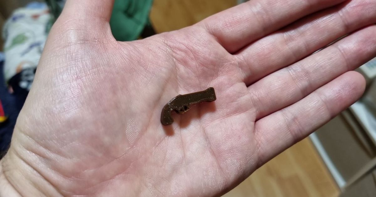 Pirate gun token for boardgame by Qualith | Download free STL model ...