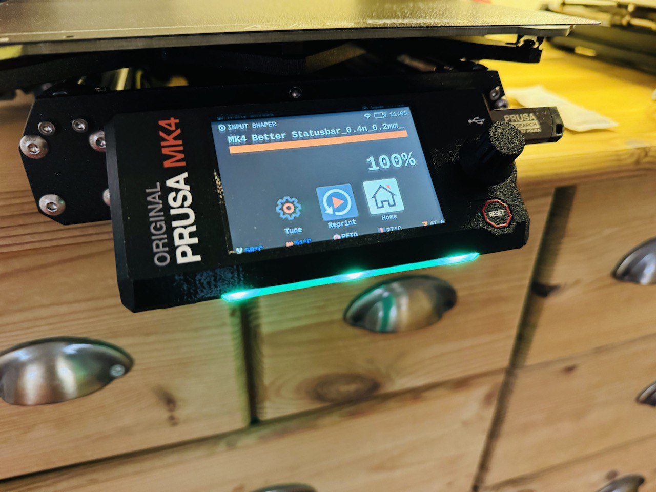 Prusa MK4 Better LED Status Bar por foorschtbar | Descargar modelo STL ...
