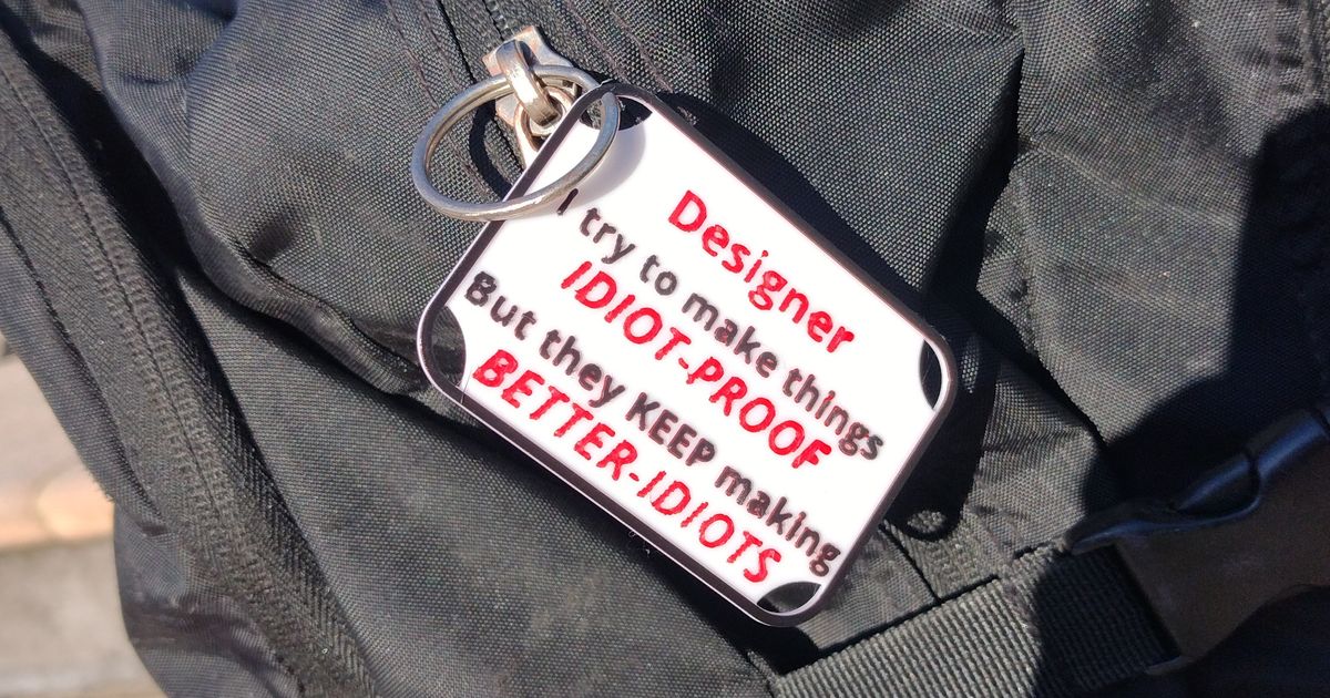 Epic bag tag! - Designer by Matthew Stevenson | Download free STL model ...