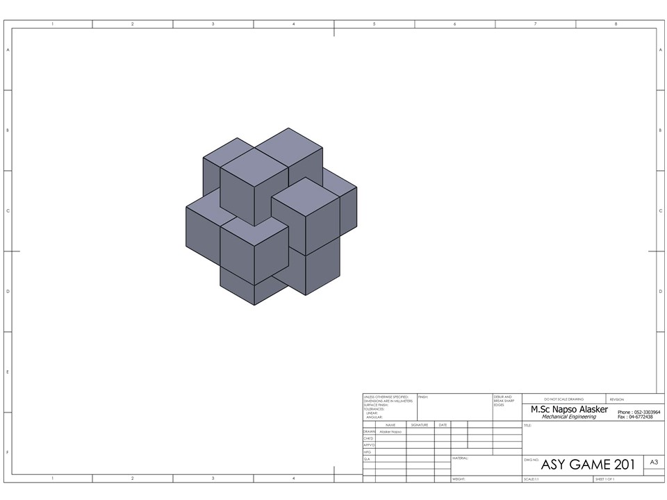 3D Puzzle Game 201 by Alasker | Download free STL model | Printables.com