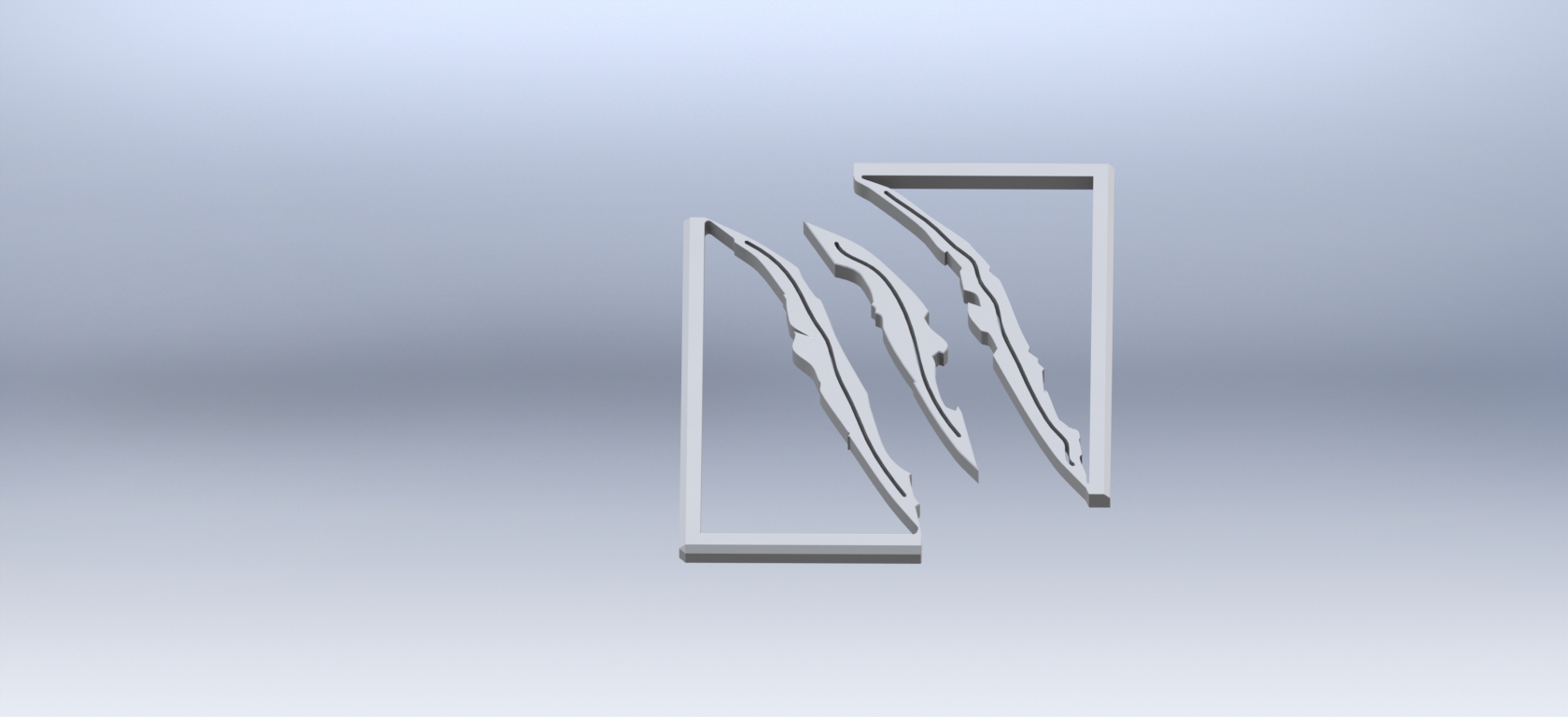 Claw marks frame V2 by Stoq6tiq | Download free STL model | Printables.com