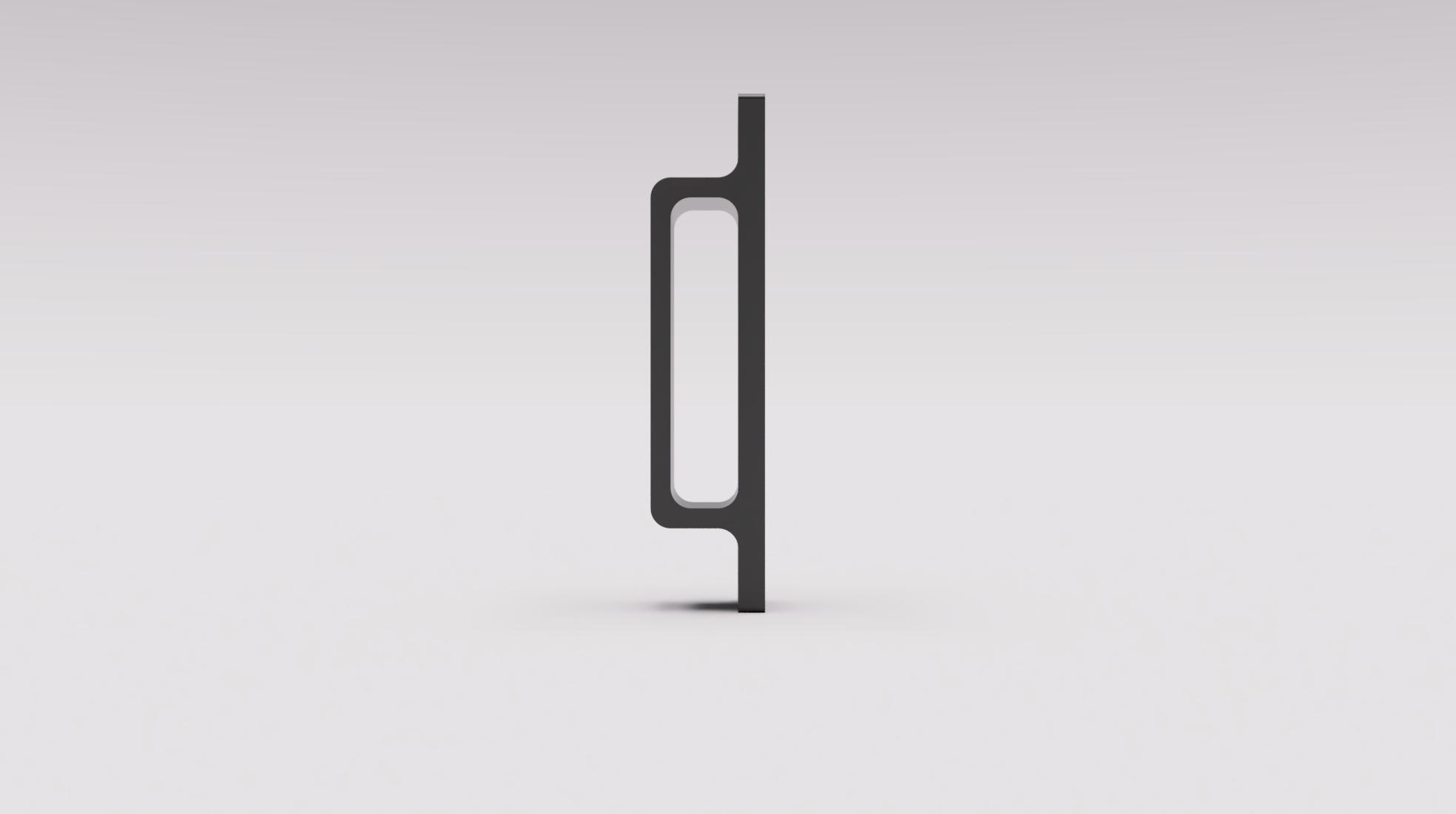 Gate Latch Guide. Parametric Step file included. Customise to your own ...