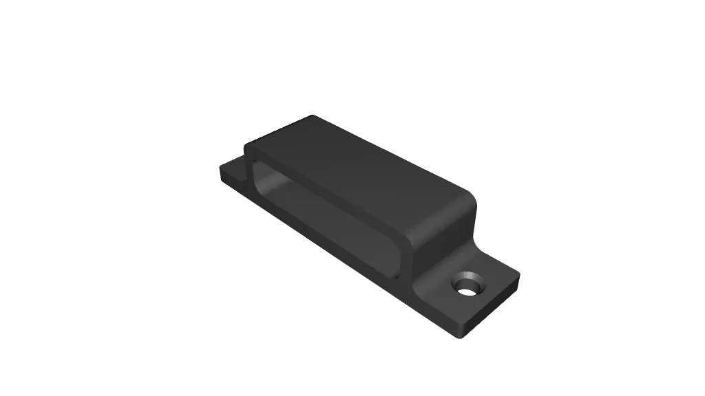 Gate Latch Guide. Parametric Step file included. Customise to your own ...