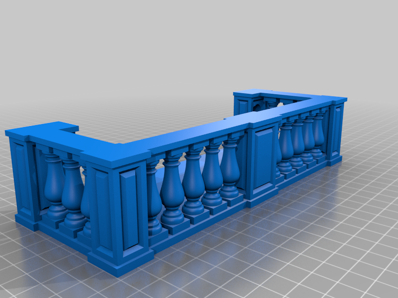 Baroque balcony por Benjamin Wand | Descargar modelo STL gratuito ...
