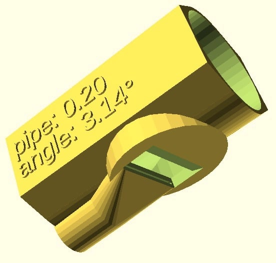 parametric flue pipe '0.20' by Benjamin Wand | Download free STL model ...