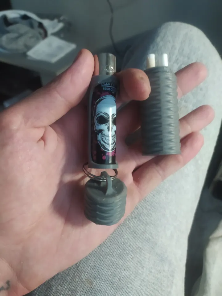 clipper lighter keychain by Marekp | Download free STL model ...