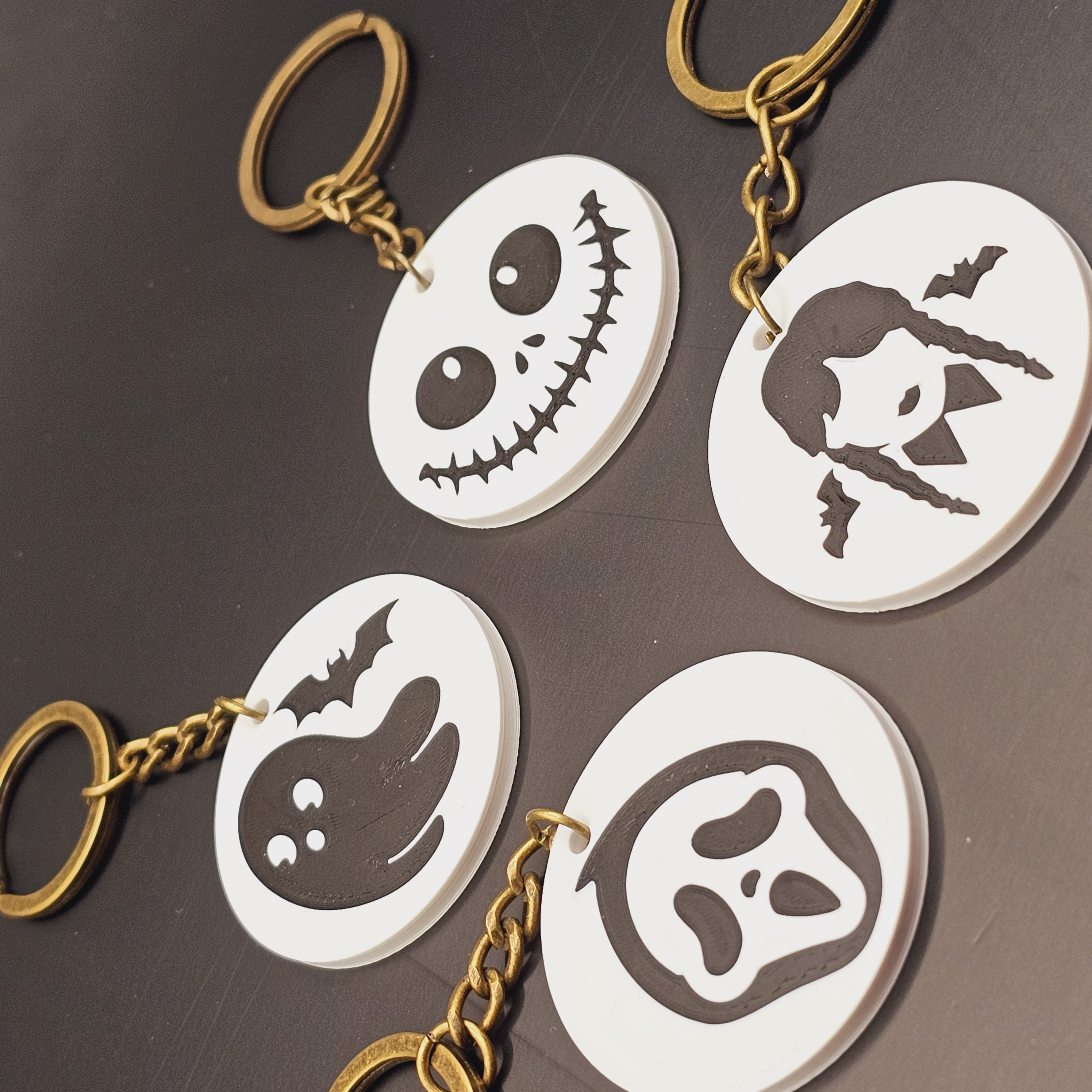 Halloween keychain (SET OF 4) by Sloth97 | Download free STL model ...