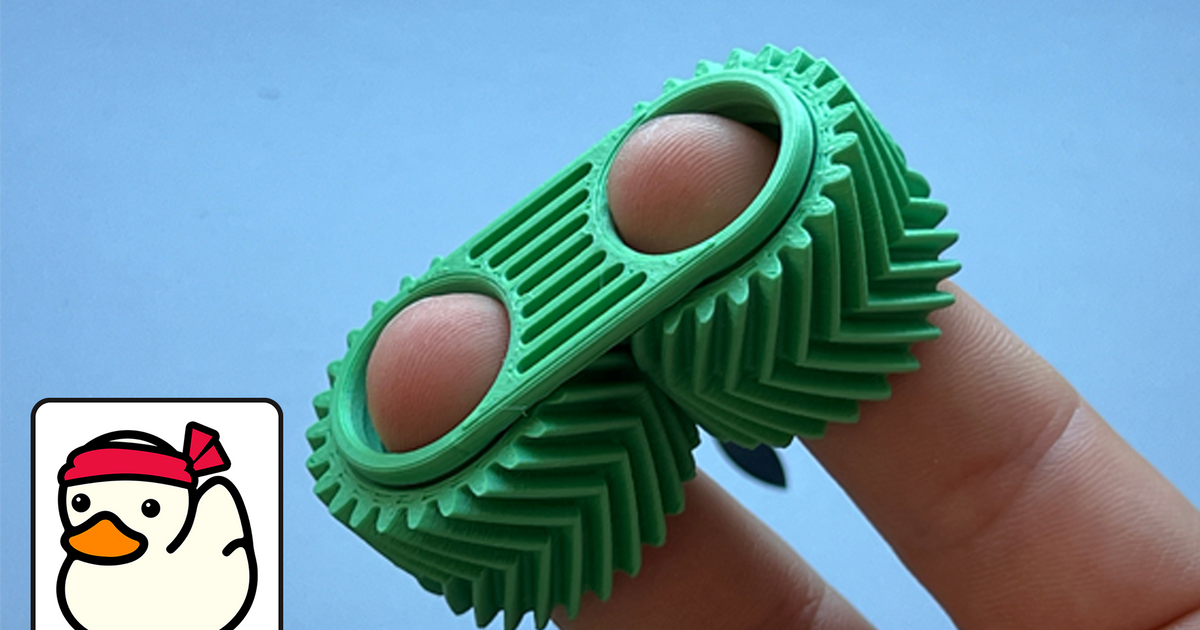 Fidget Gears - Print in Place by NinjaDuck Prints | Download free STL ...