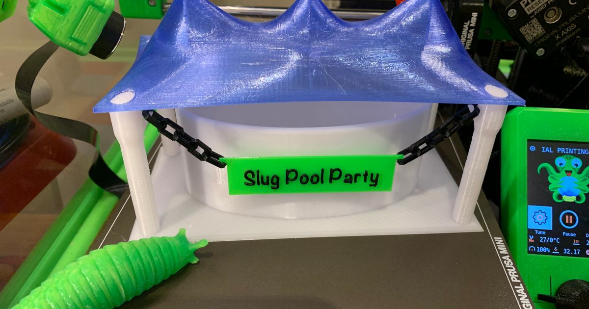 Slug Pool Party Beer Trap by Robeena Shepherd | Download free STL model ...