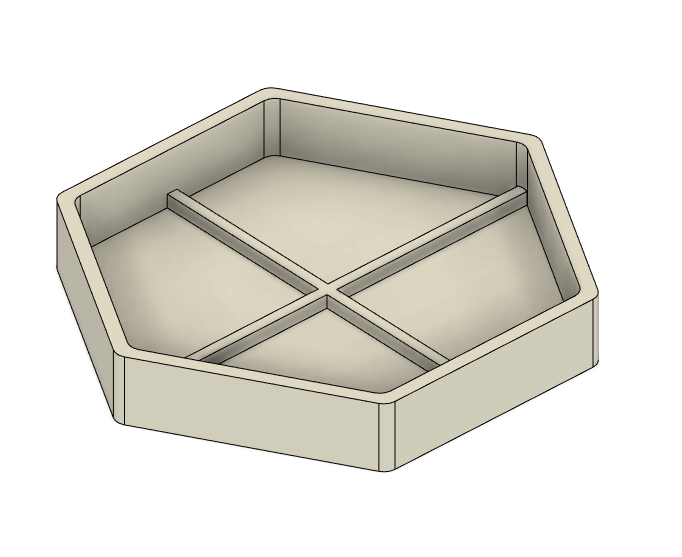 Hexagonal pot base (customizable) by plastic.bad | Download free STL ...