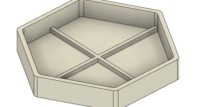Hexagonal pot base (customizable) by plastic.bad | Download free STL ...