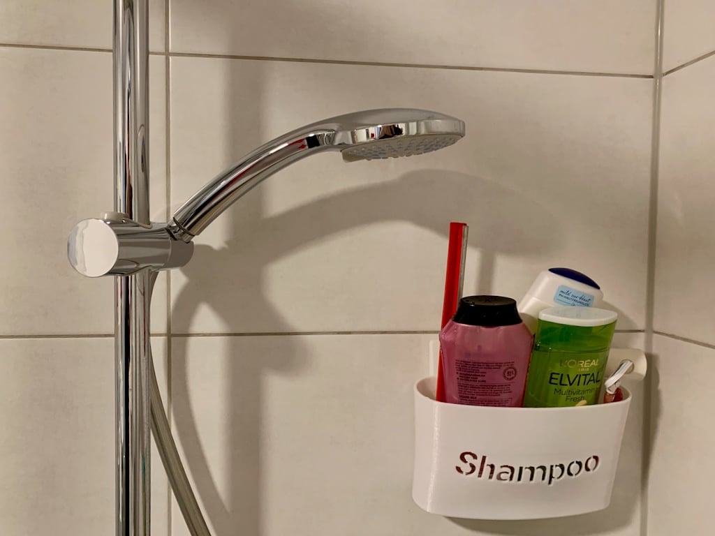 Shower-Shampoo-Rack_v2 by cmos | Download free STL model | Printables.com