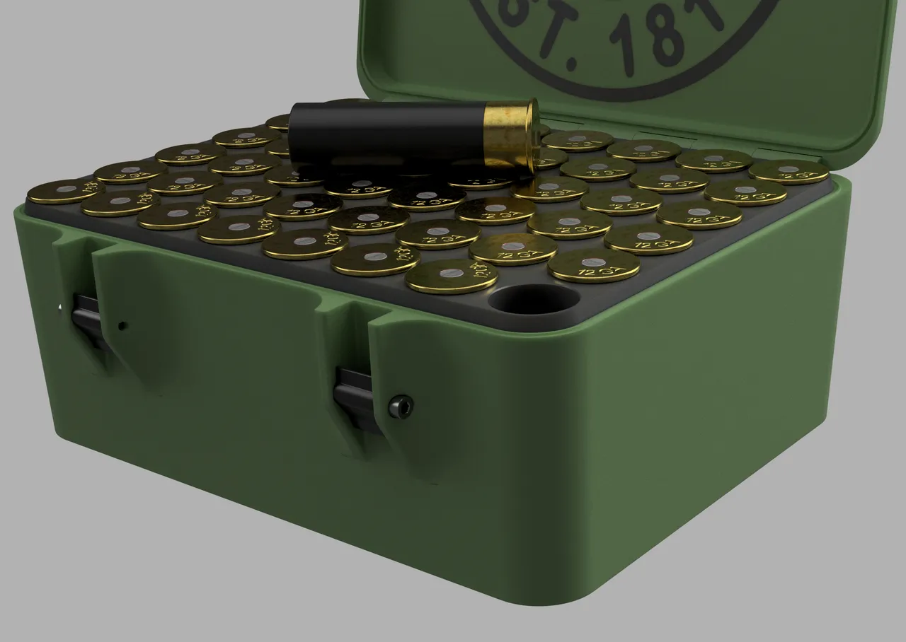 12 GA Ammo box by Tomson Design | Download free STL model | Printables.com